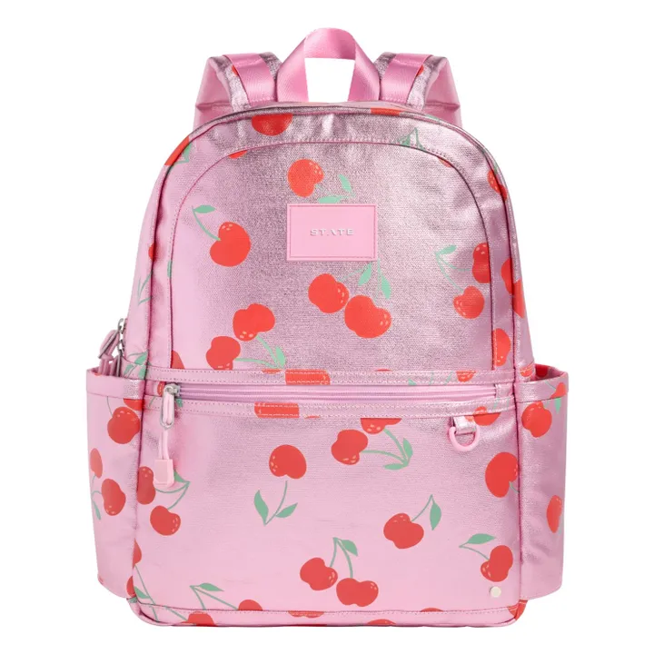 State Bags - Kan Travel Cerises Backpack - Fluorescent pink | Smallable