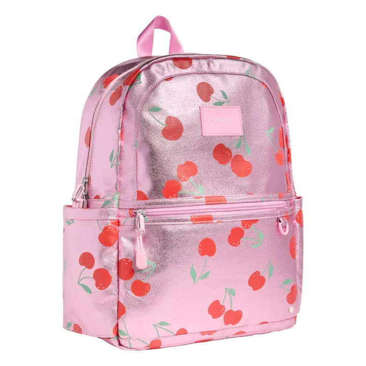 State Bags - Kan Travel Cerises Backpack - Fluorescent pink | Smallable