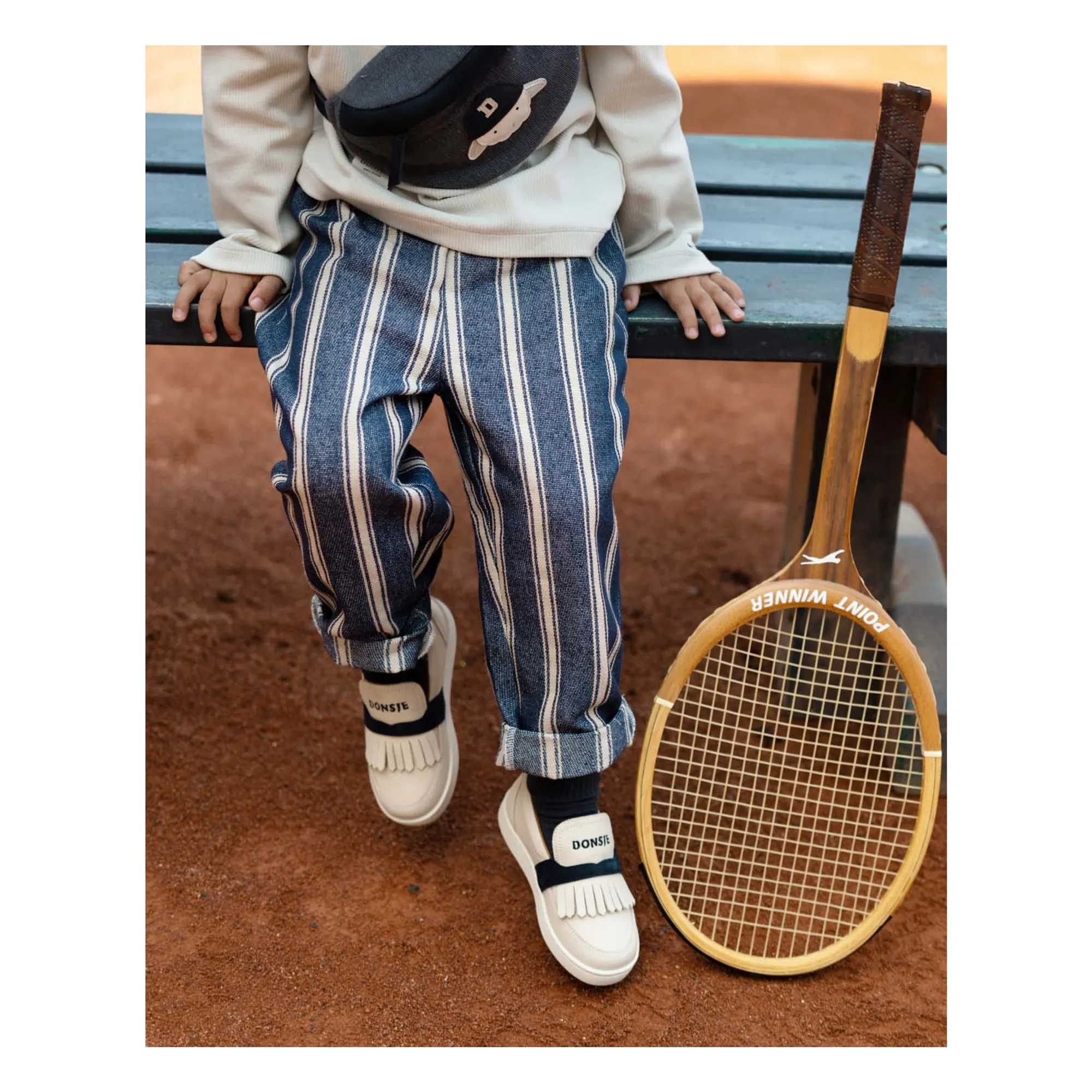 Donsje - Menno Striped Trousers - Blue | Smallable