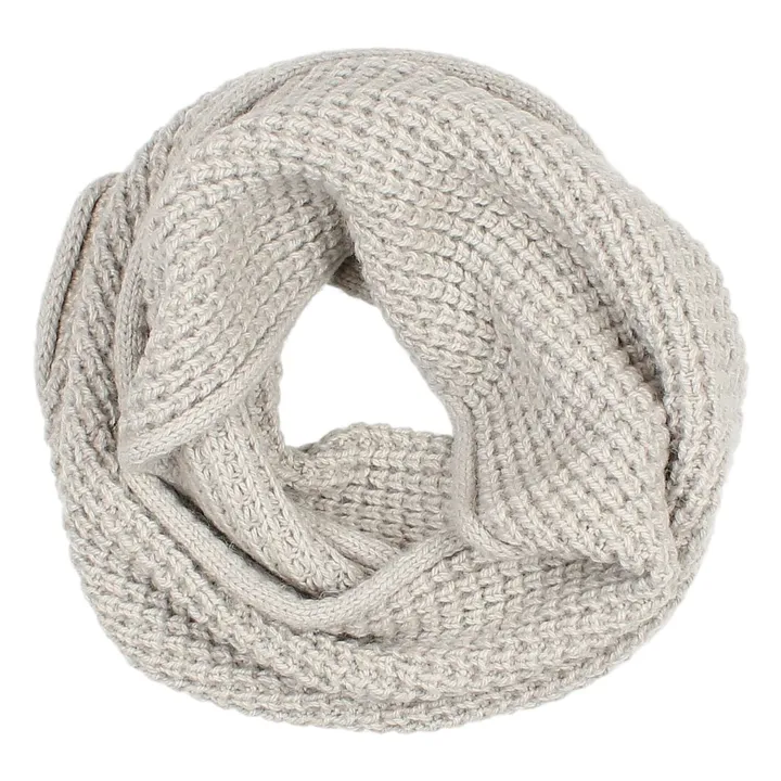 Búho - Snood Buff Maille - Light grey | Smallable