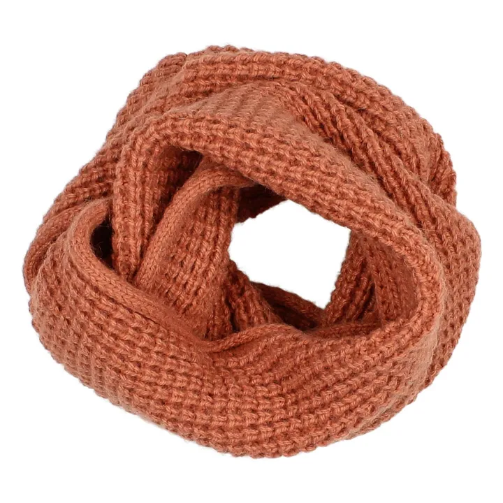 Búho - Snood Buff Maille - Terracotta | Smallable