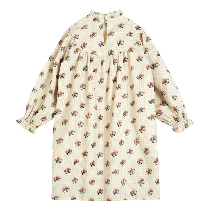 C'era Una Volta - Kaya Floral Corduroy Dress - Off white | Smallable