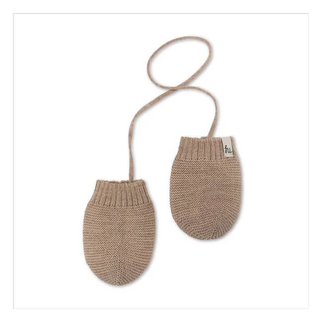 RKO - Hand Embroidered Merino Mittens - Green | Smallable