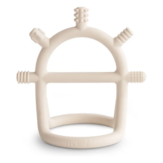 Little chew - Retro Silicone and Wood Teething Ring | Smallable