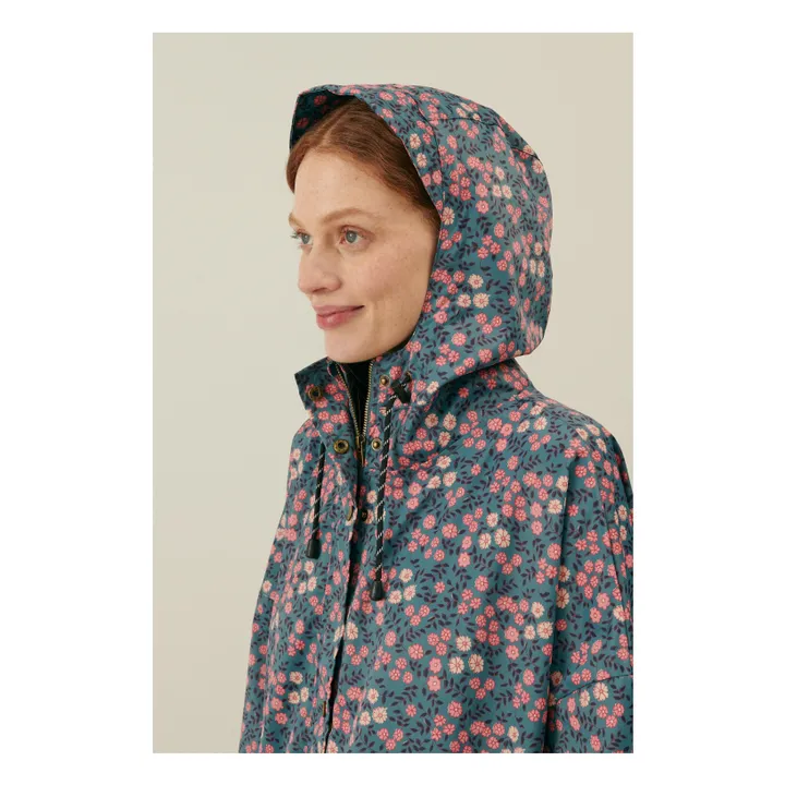 Louise Misha - Hydra Raincoat - Women's Collection - Blue Green | Smallable